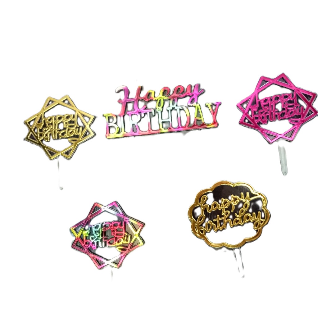 Jual Topper HBD Mini (1pcs) / Topper Happy Birthday | Shopee Indonesia