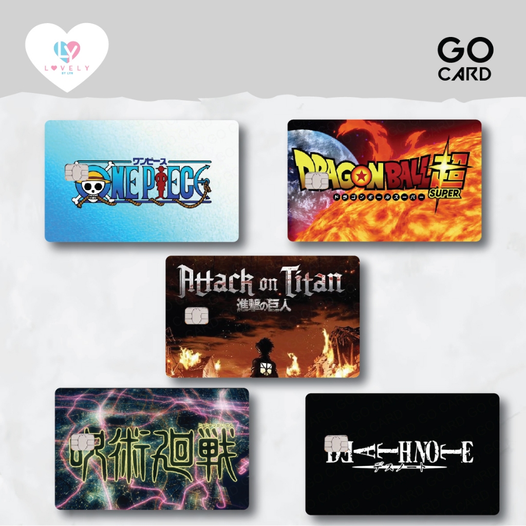 Jual Sticker Kartu ATM Logo Anime Hologram Emoney Flazz Sticker ...