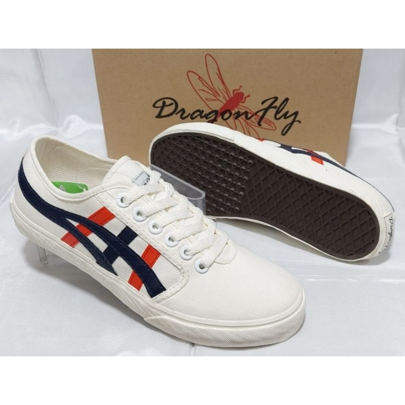 Jual Sepatu Sneakers Dragonfly Alpha Navy Red | Shopee Indonesia
