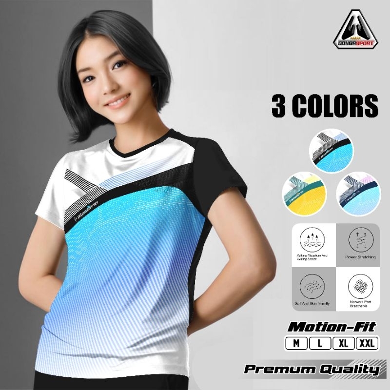Jual BCW Wins Cinta Baju Olahraga Premium Cewe Baju Badminton Wanita ...