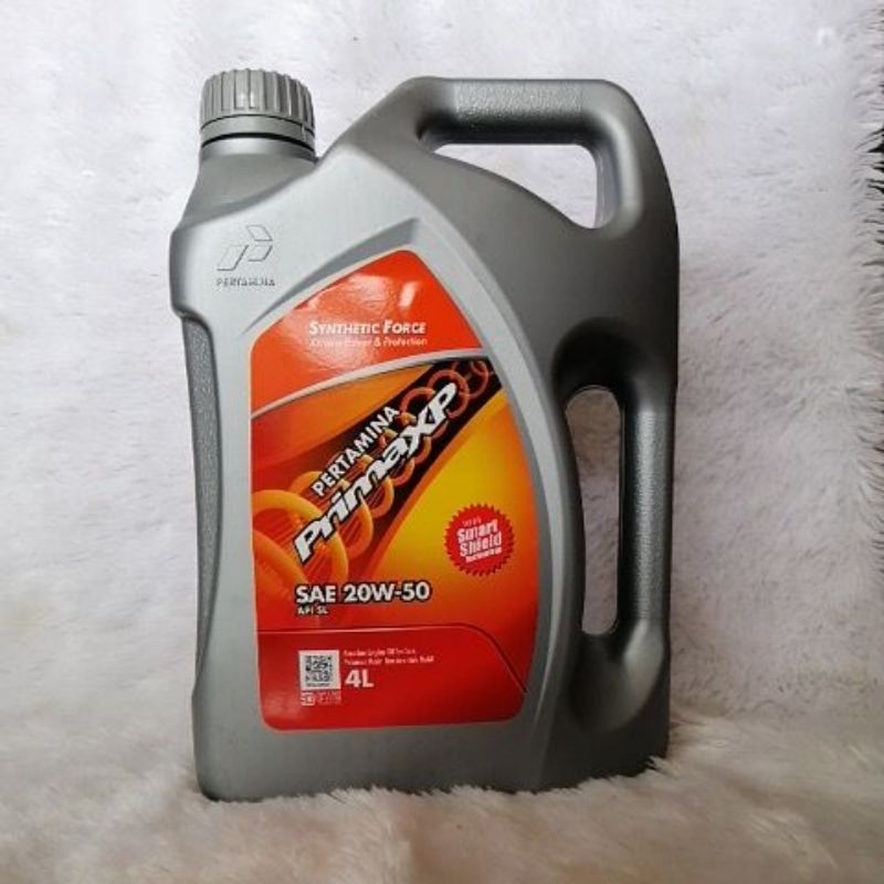 Jual Oli Mesin Bensin Pertamina Prima XP 4 liter | Shopee Indonesia