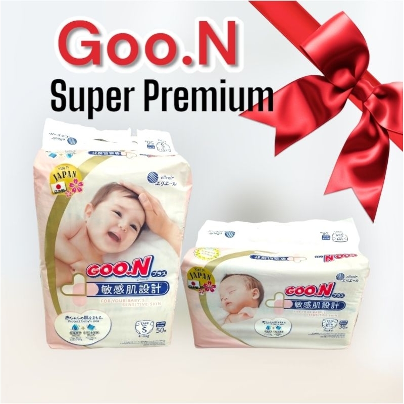 Jual Goon Plus Super Premium Diapers Tape New Born | S50 | Popok Bayi ...