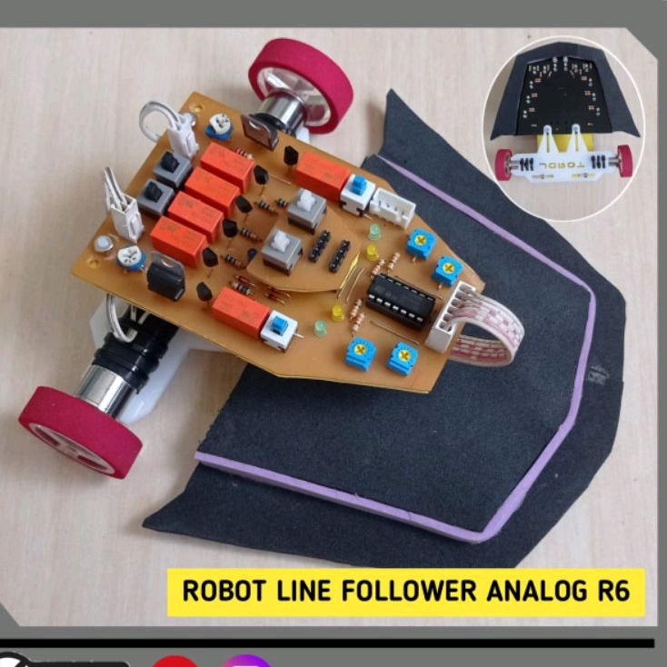 Jual Robot line follower analog pengikut garis relay 6 murah | Shopee ... Jual Robot line follower analog pengikut garis relay 6 murah | Shopee ...