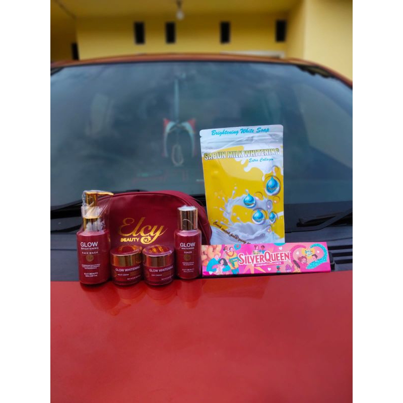 Jual ELCY beauty free sabun milk whitening exstra collagen original ...