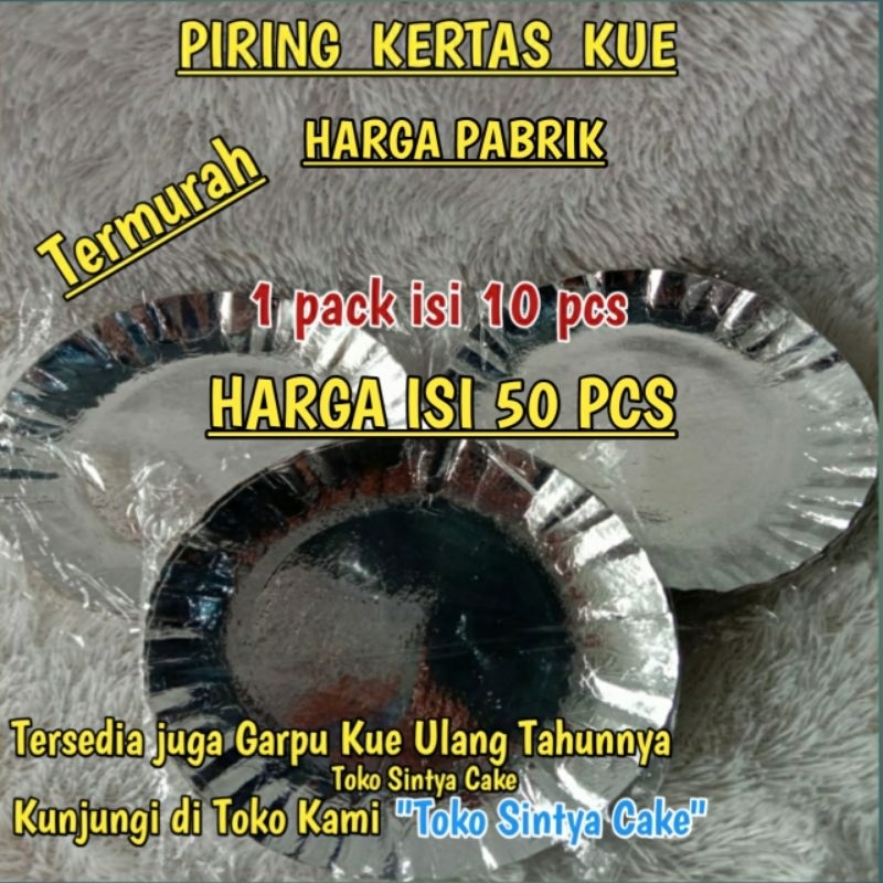 Jual Piring Kertas Kue Ulang Tahun Isi 50 pcs/paper plate | Shopee ...