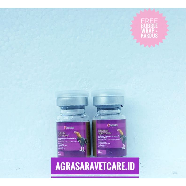 Jual Tinolin Winner 5ml Obat Ayam Luka Bengkak Infeksi setelah tarung 5 ...