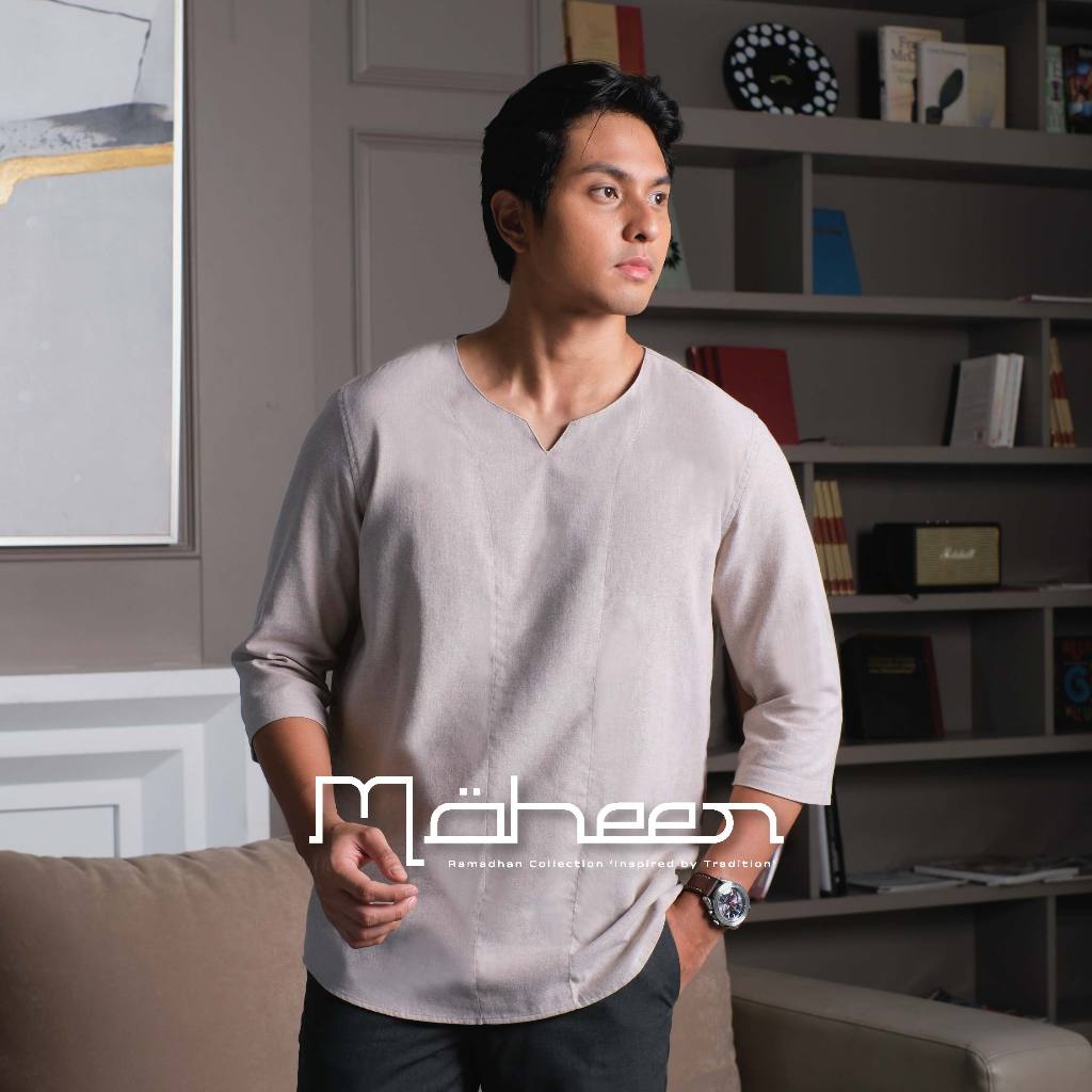 Jual CUTOFF Maheer Kemeja Koko Oxford Kasual Basic Polos Pria Lengan 3/4 | Shopee Indonesia