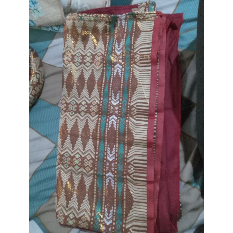 Jual kain sarung songket palembang sumatera dan topi adat palembang ...