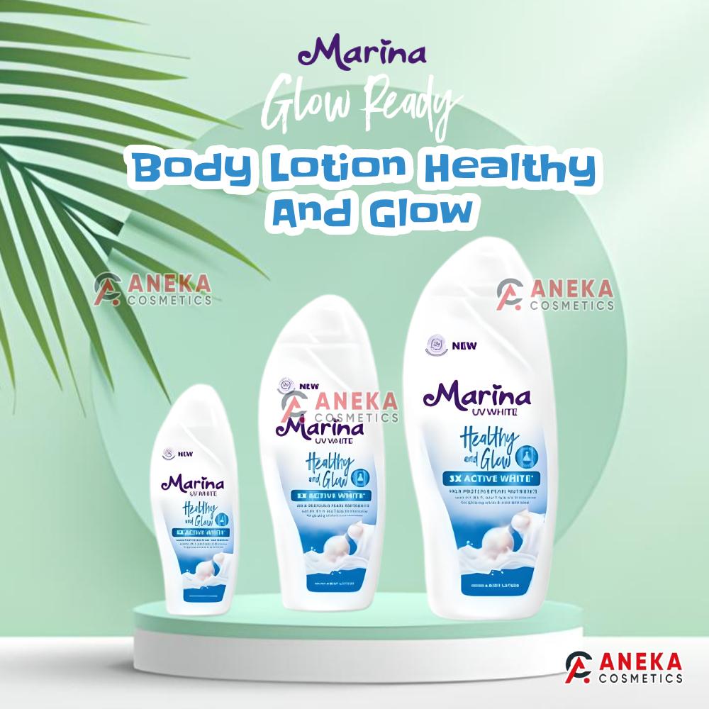 Jual MARINA Body Lotion Healthy And Glow Membuat Kulit Tampak Putih ...