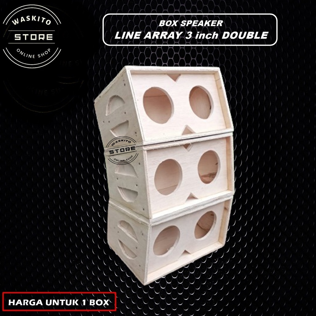 Jual Box Speaker Line Array 3 inch Double | Shopee Indonesia