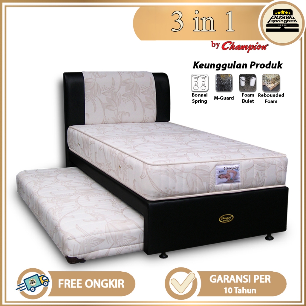 Jual [JABODETABEK] - Springbed Kasur Sorong 3 in 1 Bonnel Spring ...