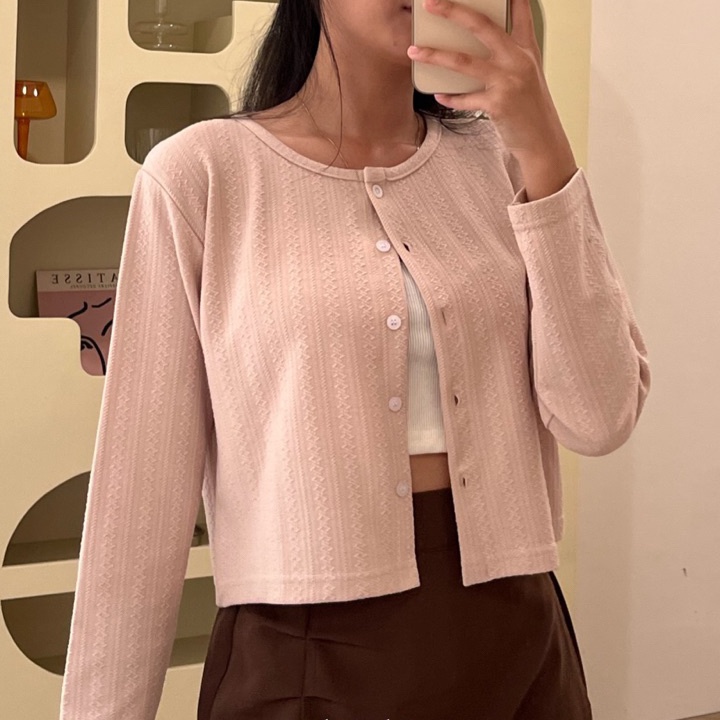 Jual Harga Turun Kualitas Tetap Tinggi ASOKA Lea Cardigan 277 Cardigan Korean Atasan Wanita ...