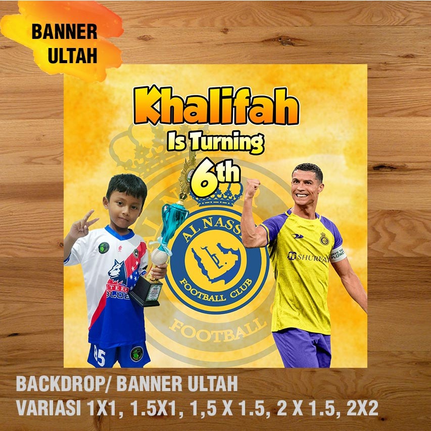 Jual BOLA / SEPAK BOLA BANNER ULTAH/ BACKDROP ULTAH/ SPANDUK ULANG ...