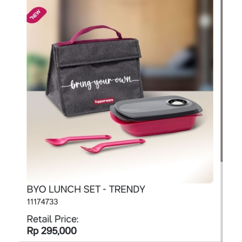 Jual Tupperware BYO lunch box | Shopee Indonesia