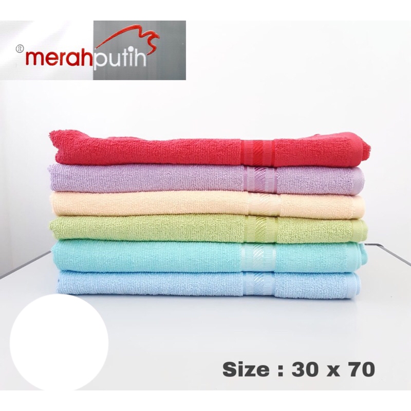 Jual IJNC Handuk Merah Putih 30x70 SPORT ORI | Shopee Indonesia