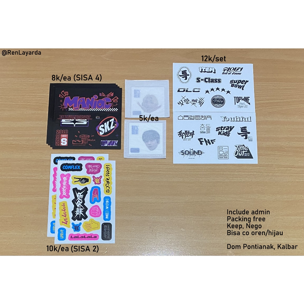Jual Stray Kids Sticker Album OFFICIAL - NEGOTIABLE | Shopee Indonesia