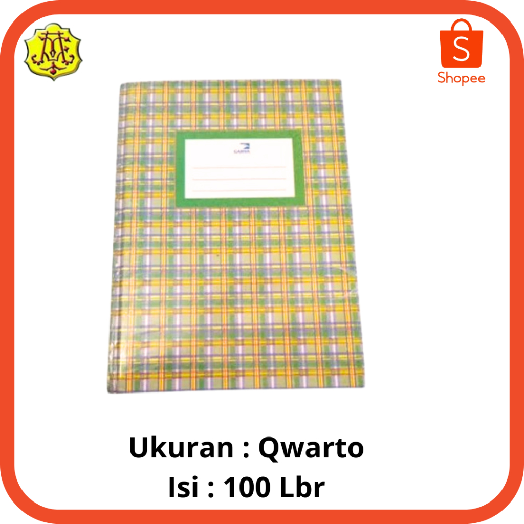 Jual BUKU HARDCOVER / BUKU GARUDA QWARTO 100 LEMBAR | Shopee Indonesia