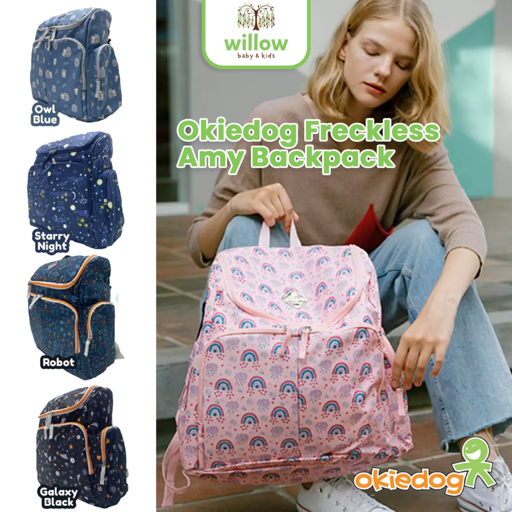 Jual Diaper Bag - Okiedog Freckless Amy Backpack | Shopee Indonesia