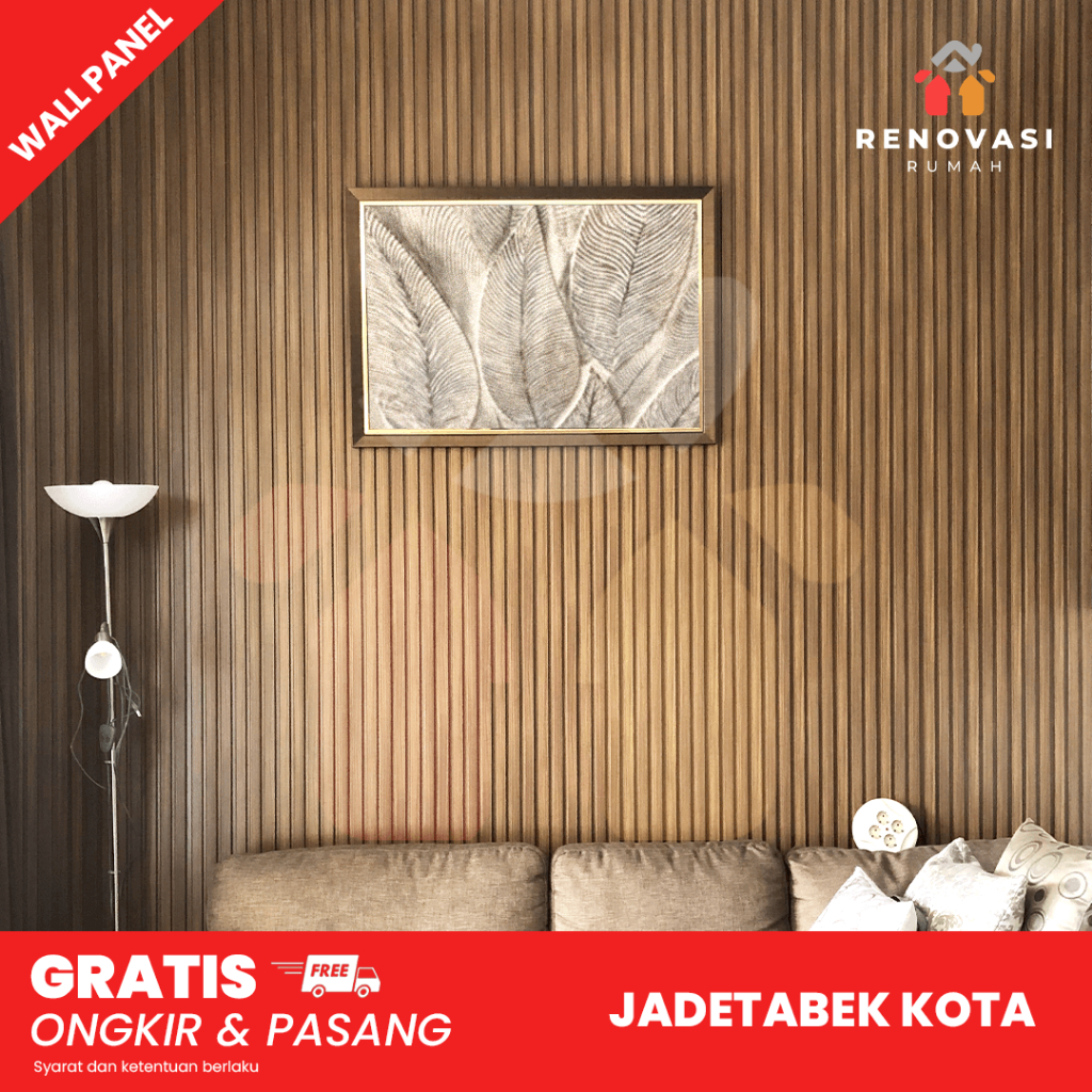 Jual Wall Panel BALIAN - Triple Bar BROWN CHERRY A02 / Panel Dinding ...
