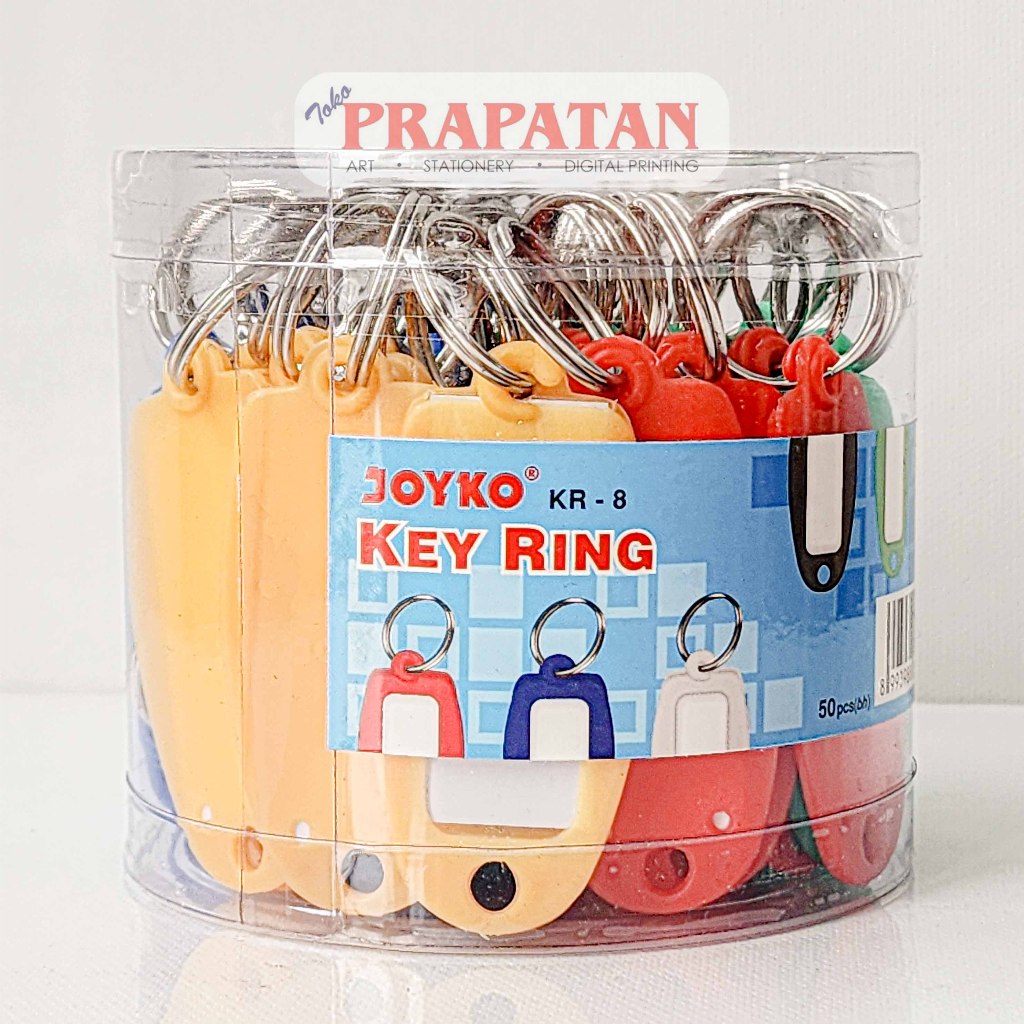 Jual Joyko Key Ring KR-8 | Gantungan Kunci Plastik Label | Shopee Indonesia