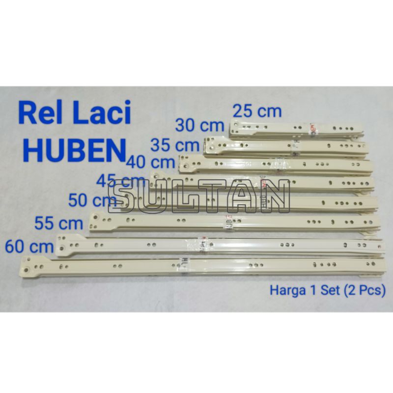 Jual Rel Laci HUBEN ukuran 25 , 30 , 35 , 40 , 45 , 50 , 55 , 60 cm ...
