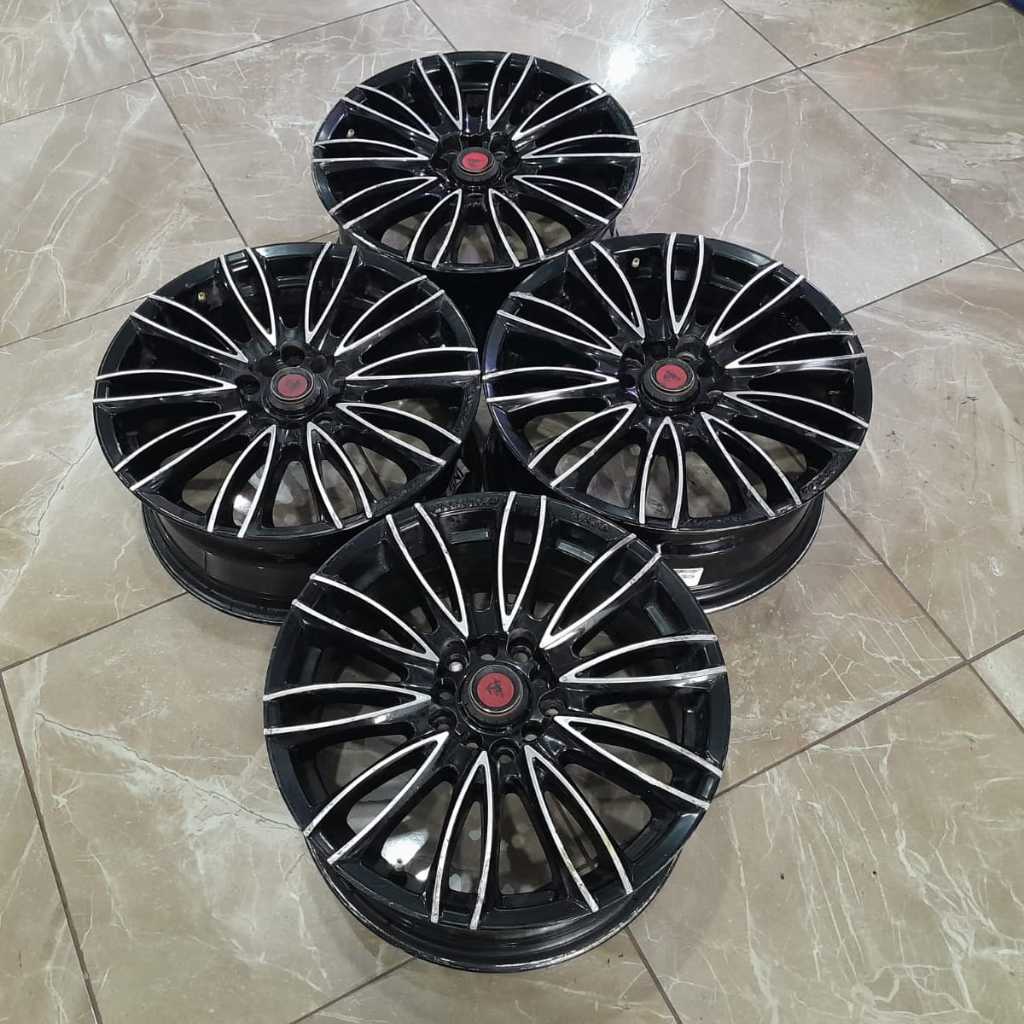 Jual VELG MOBIL SEKEN R16 BAUT 5 LENSO SAMURAI R16 X7 10X100-114,3 ET40 | Shopee Indonesia