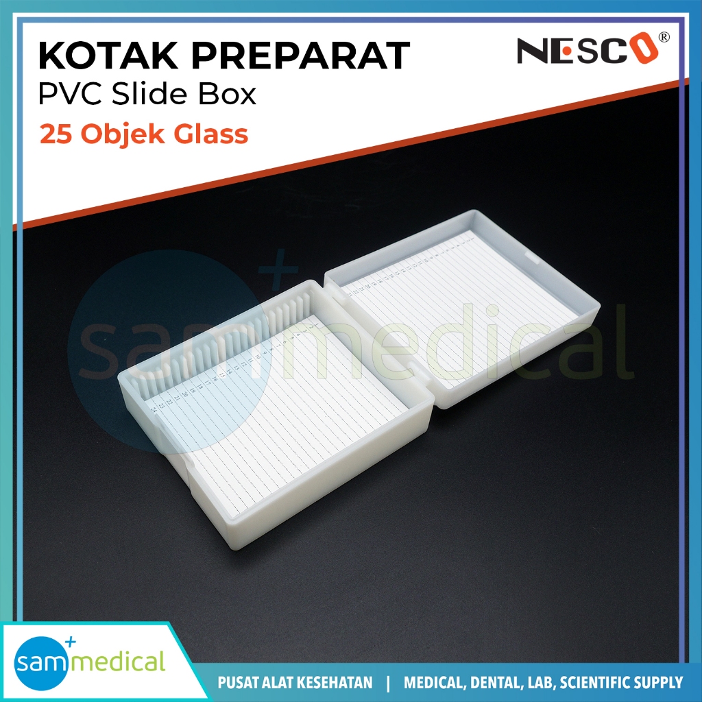 Jual Nesco PVC Slide Box / Kotak Preparat / Kotak Mikroslaid ...