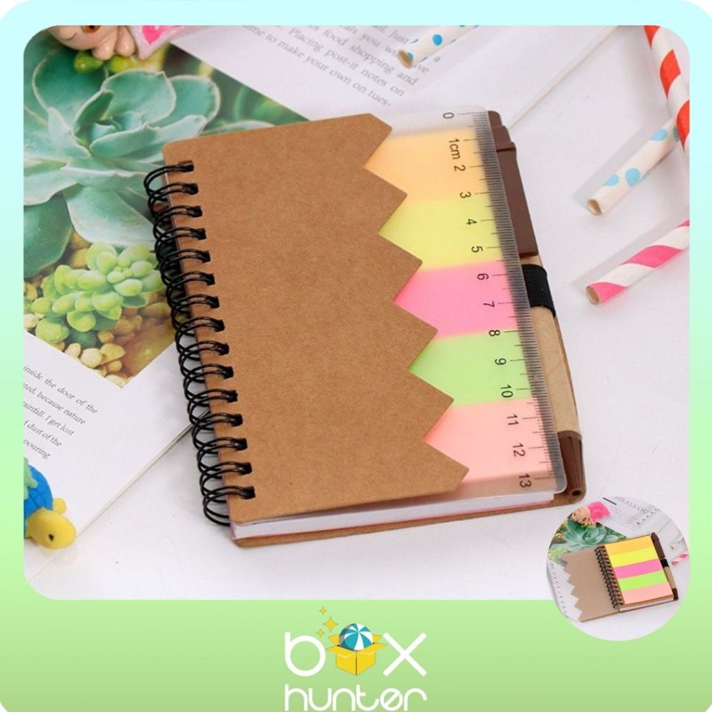 Jual NOTEBOOK & STICKY NOTES PULP WITH PEN | BUKU AGENDA & STICKY NOTES ...