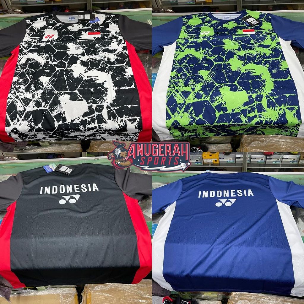 Jual Kaos Badminton YONEX OFFICIAL MERCH INDONESIA MASTERS RM-P061-2805 ...