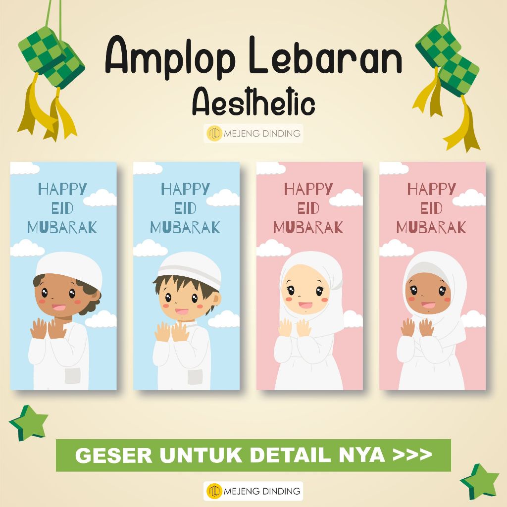 Jual AMPLOP LEBARAN AESTHETIC AVATAR ISI 10 PCS / AMPLOP ANGPAO LEBARAN ...