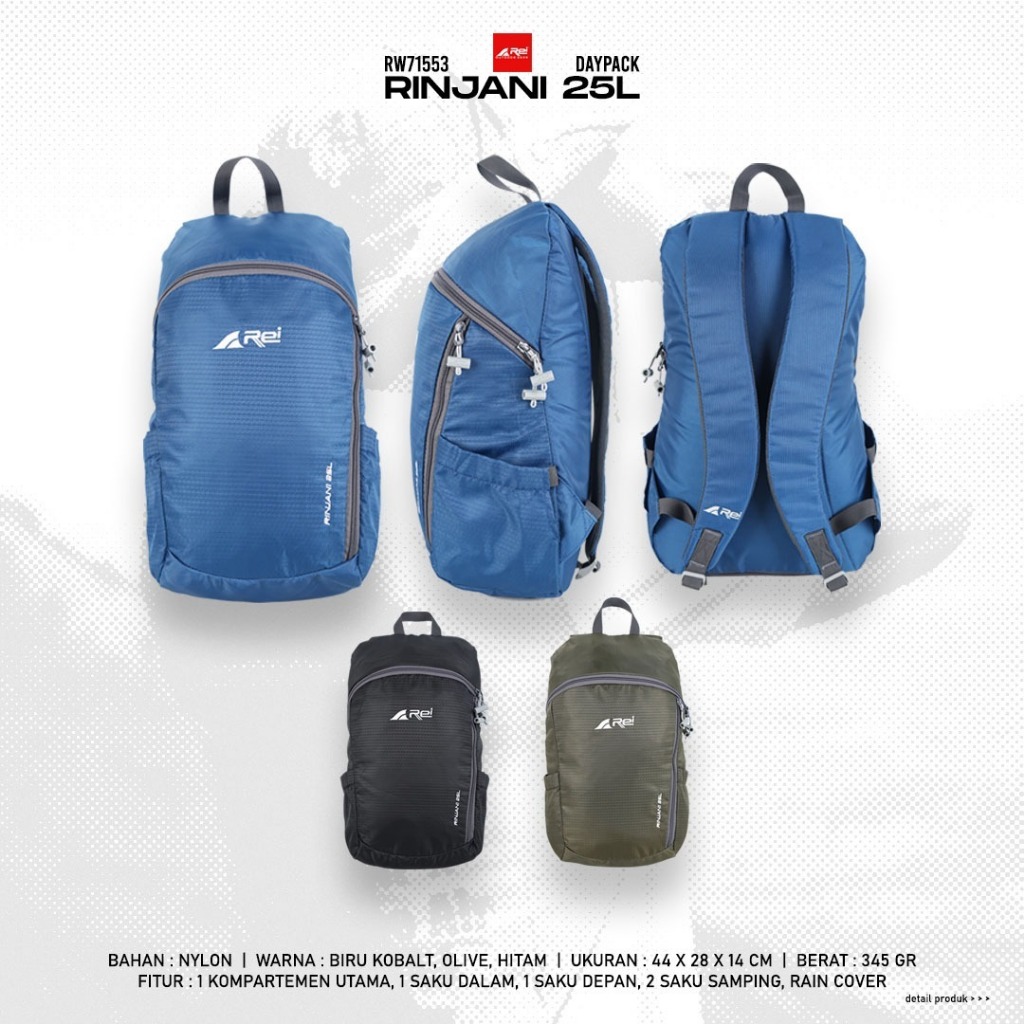 Jual Tas Ransel / Daypack Rinjani 25L Arei Outdoorgear | Shopee Indonesia