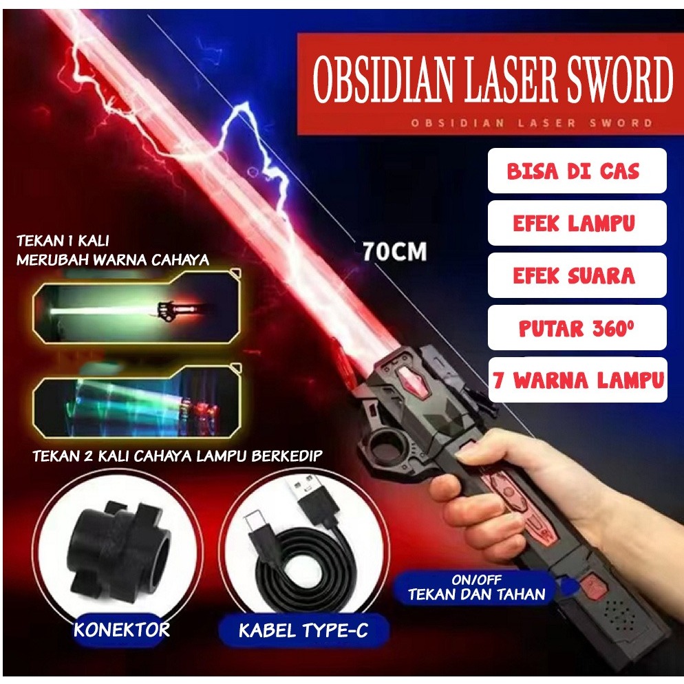 Jual Laser Sword Mainan Pedang Anak Laki Kado Ulang Tahun Anak Bewarna ...