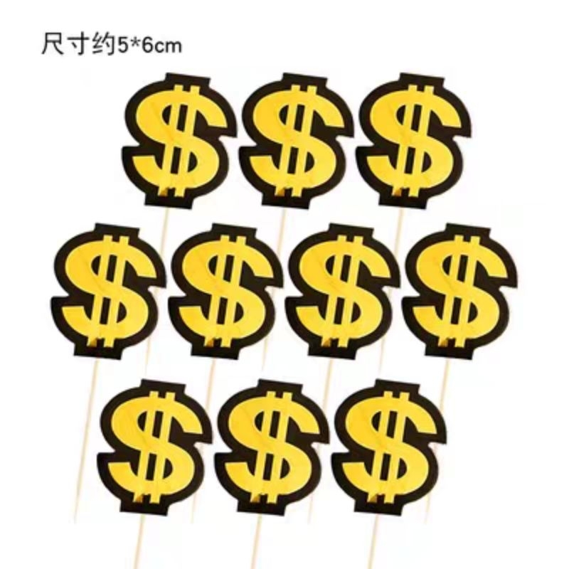 Jual TOPPER UANG DOLAR GOLD EMAS HAPPY BIRTHDAY DUIT | Shopee Indonesia