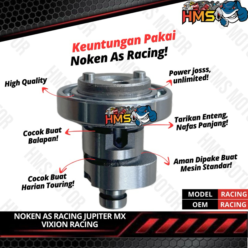 Jual NOKEN AS RVN RACING JUPITER MX VIXION RACING COCOK UNTUK HARIAN ...