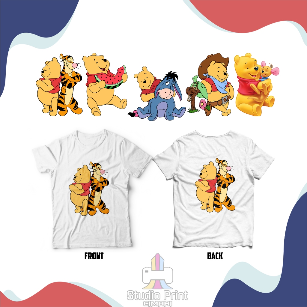 Jual STIKER SABLON SABLON SETRIKA SABLON DTF PRINTING TEMA WINNIE THE ...