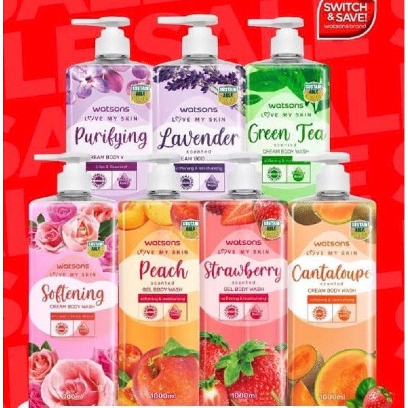 Jual Watsons Scented Body Wash 1000 ml | Shopee Indonesia