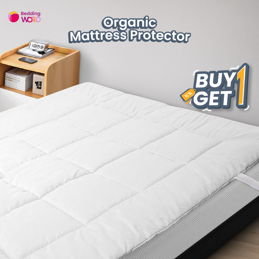 Jual (BUY 1 GET 1) Matras Protector Microfiber Goosedown / topper kasur ...