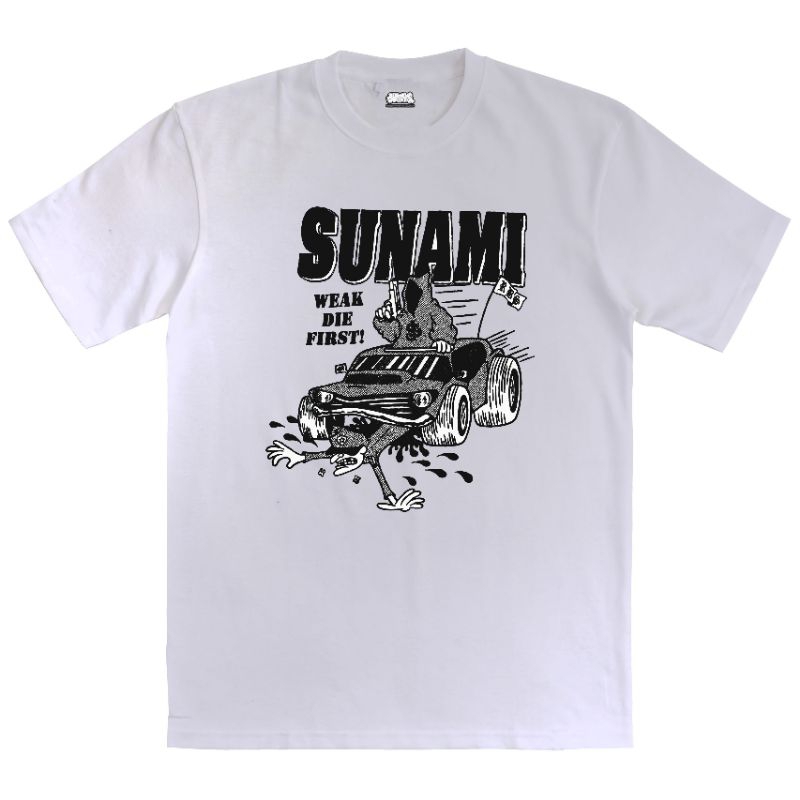 Jual SUNAMI - Run over T-shirt Sunami HC / kaos band Hardcore/ baju ...