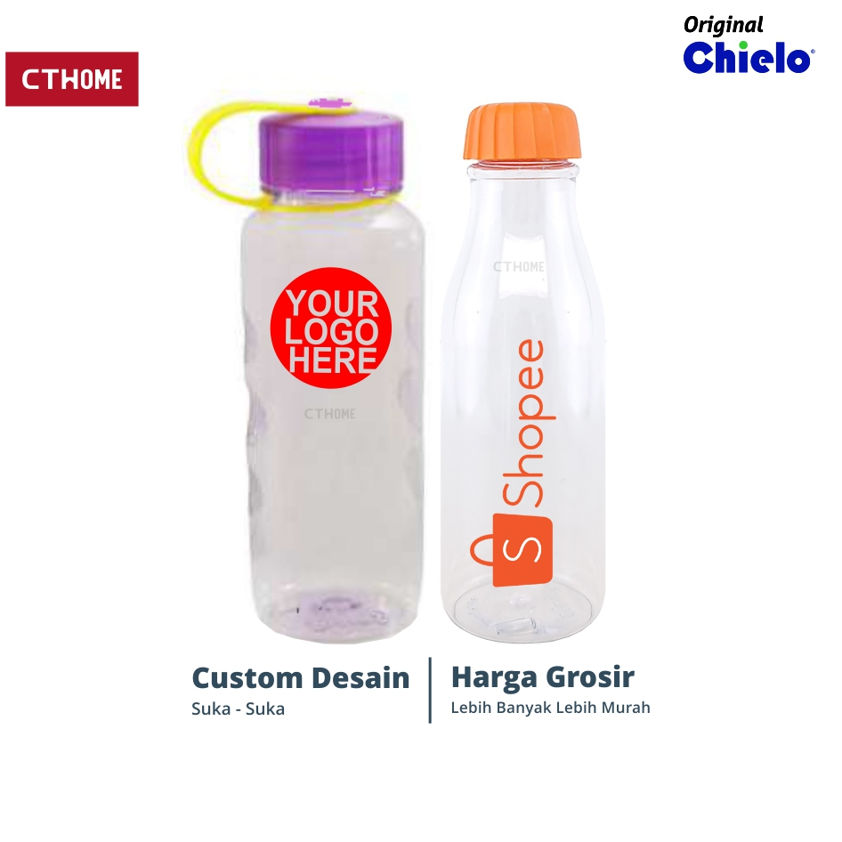 Jual Souvenir Tumbler Premium Custom Print UV Thumbler Plastik Chielo Coco Glory Sport Cetak ...