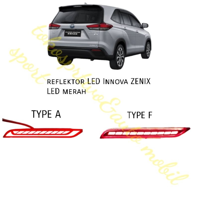 Jual LAMPU LED REFLEKTOR BUMPER BELAKANG INNOVA ZENIX 2022-2023 LED ...