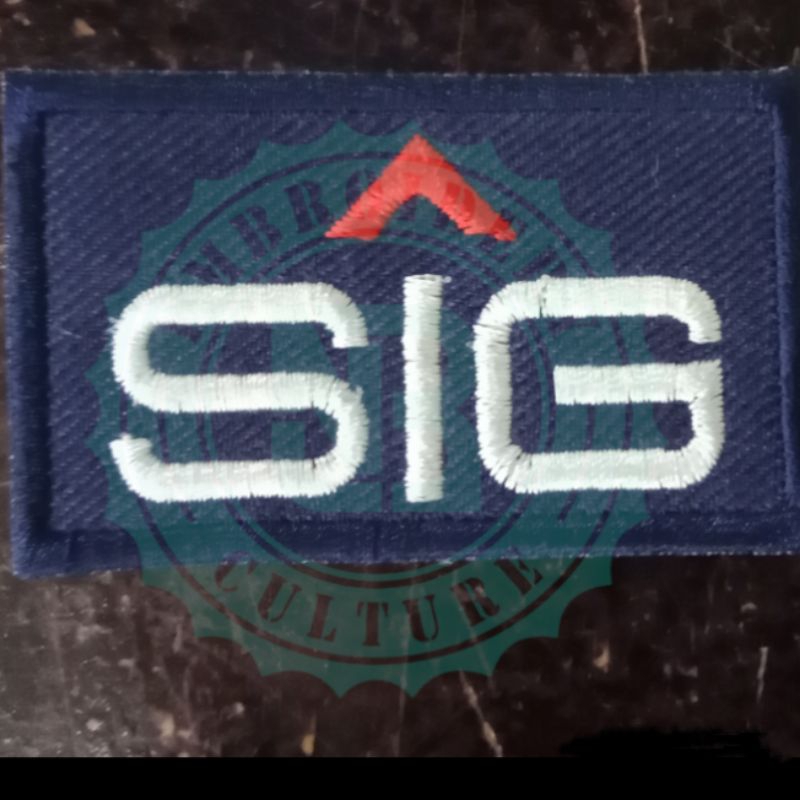 Jual Bordir Logo SIG//patch emblem logo SIG//bordir emblem SIG | Shopee ...