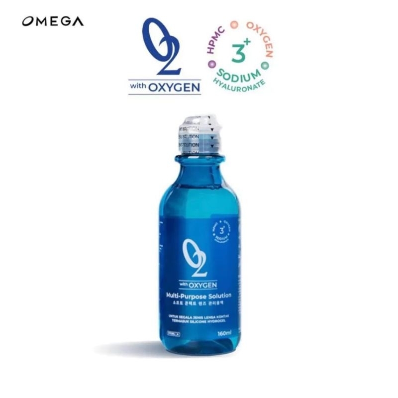 Jual Air Softlens Omega O2 160ml / O2 Solution 160ml | Shopee Indonesia