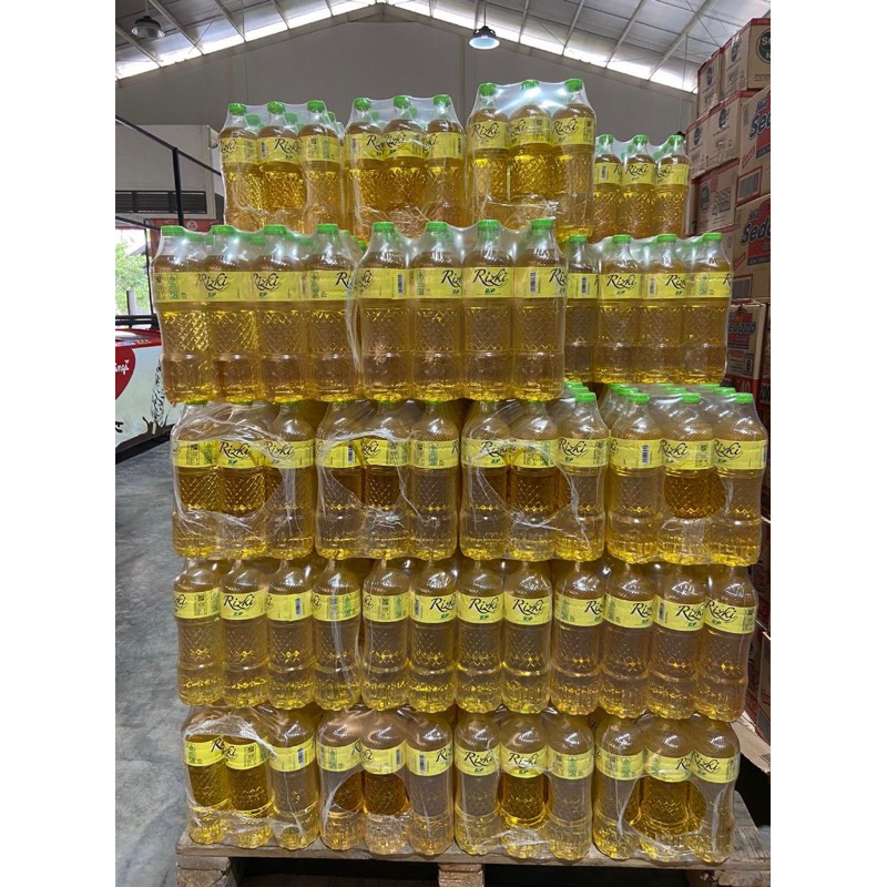Jual Minyak Goreng RIZKI / 1dus isi 12 Botol x 850ml Termurah / Terlaris | Shopee Indonesia