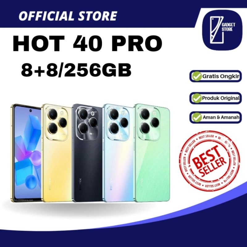Jual INFINIX HOT 40 PRO 8+8/256GB RESMI | Shopee Indonesia