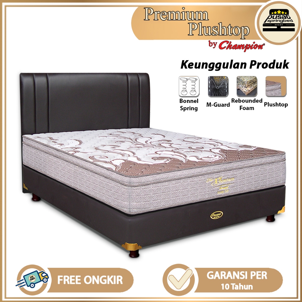 Jual [JABODETABEK] - Springbed Kasur Bonnel Spring Plushtop - Champion ...