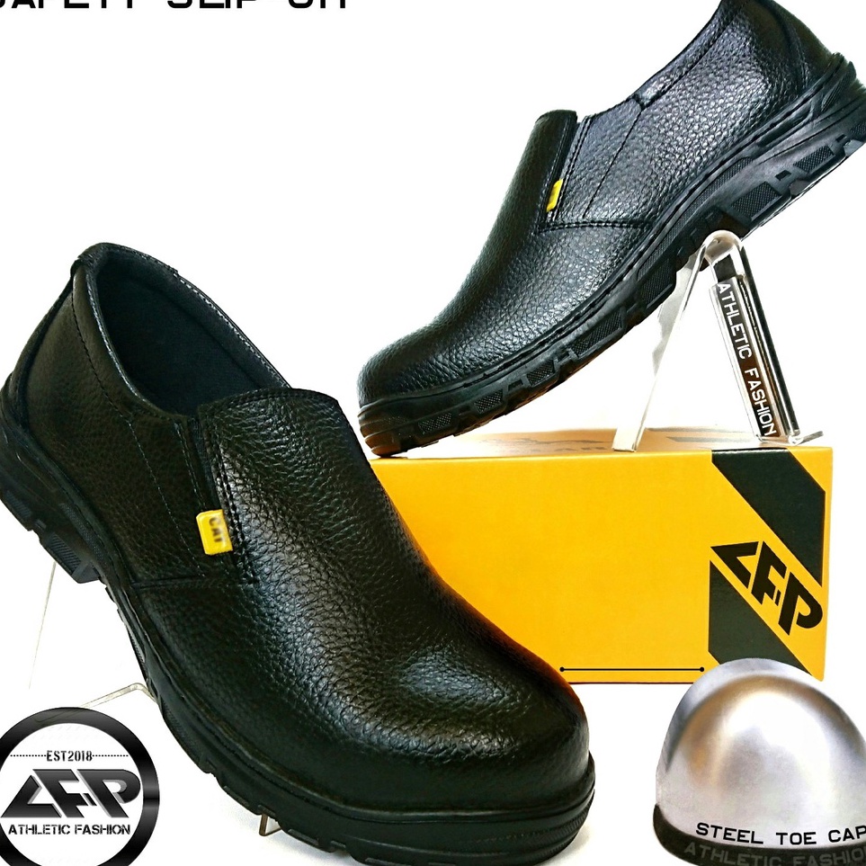 Jual Dapatkan Sekarang Sepatu Safety Pria Ujung Besi Sepatu Kerja Sefty ...