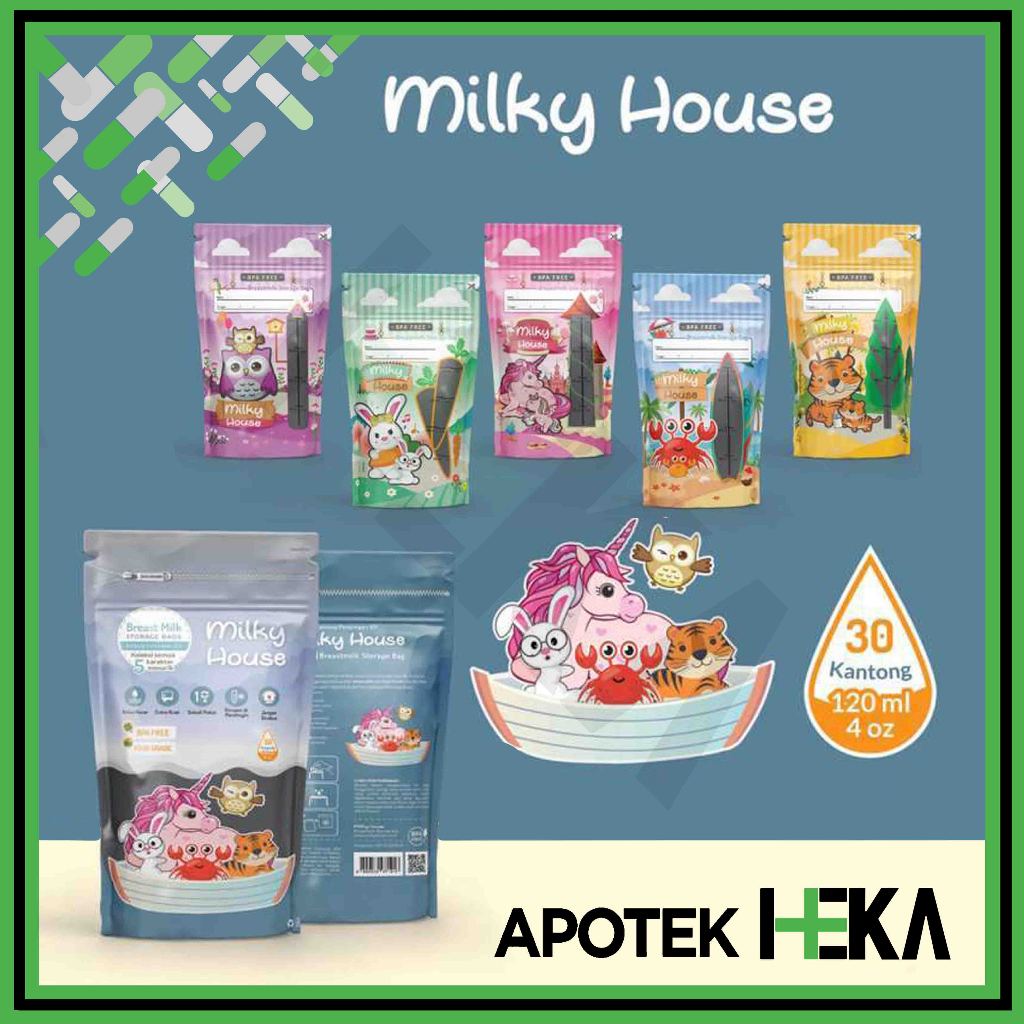 Jual Milky House Kantong ASI 120 ml isi 30 pcs - Breast Milk Storage Bags [BOGOR] | Shopee Indonesia