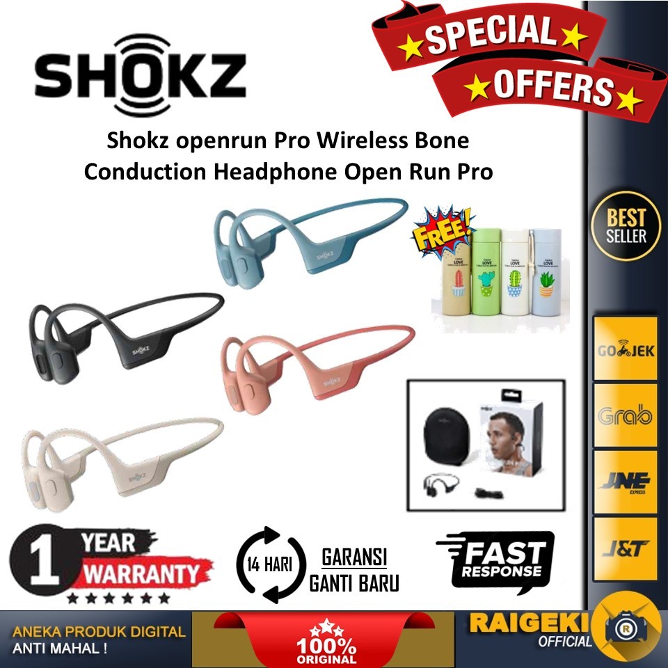 Jual Shokz openrun Pro Wireless Bone Conduction Headphone Open Run Pro ...