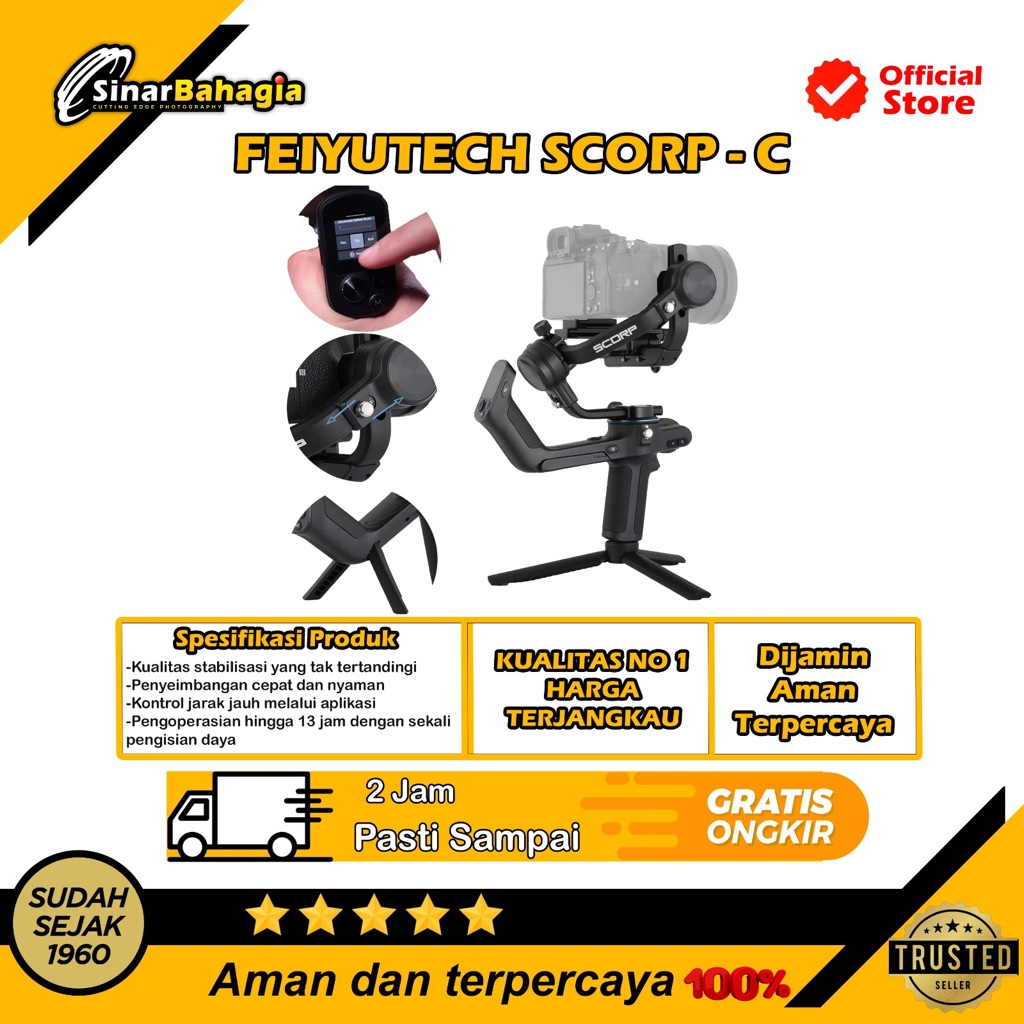 Jual FeiyuTech Scorp-C stabilizer | Shopee Indonesia