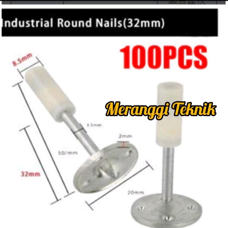 Jual id4537 Paku tembak beton dan besi 100 pcs stamset T1000 T 1000 ...